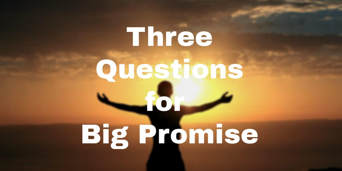 Three Big Questions for a Big Promise · H.B. Charles Jr.